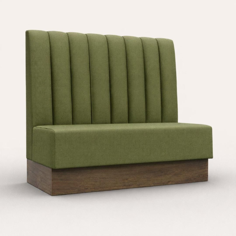 Vertical Flute High Back Banquette Seating - KP Seating Ltd