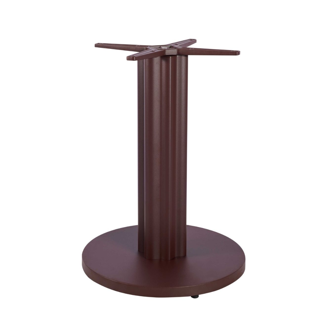NOROCK™ NRxTMH 21 Inch Dining Table Base - Jarrah Brown - KP Seating Ltd